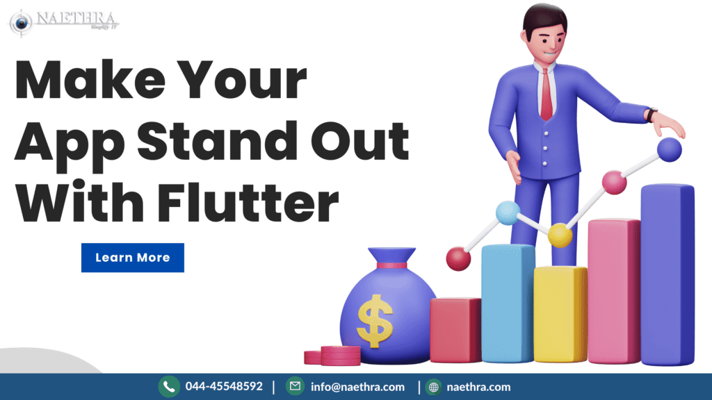 Make your app stand out with Flutter. Create efficiently with Flutter.